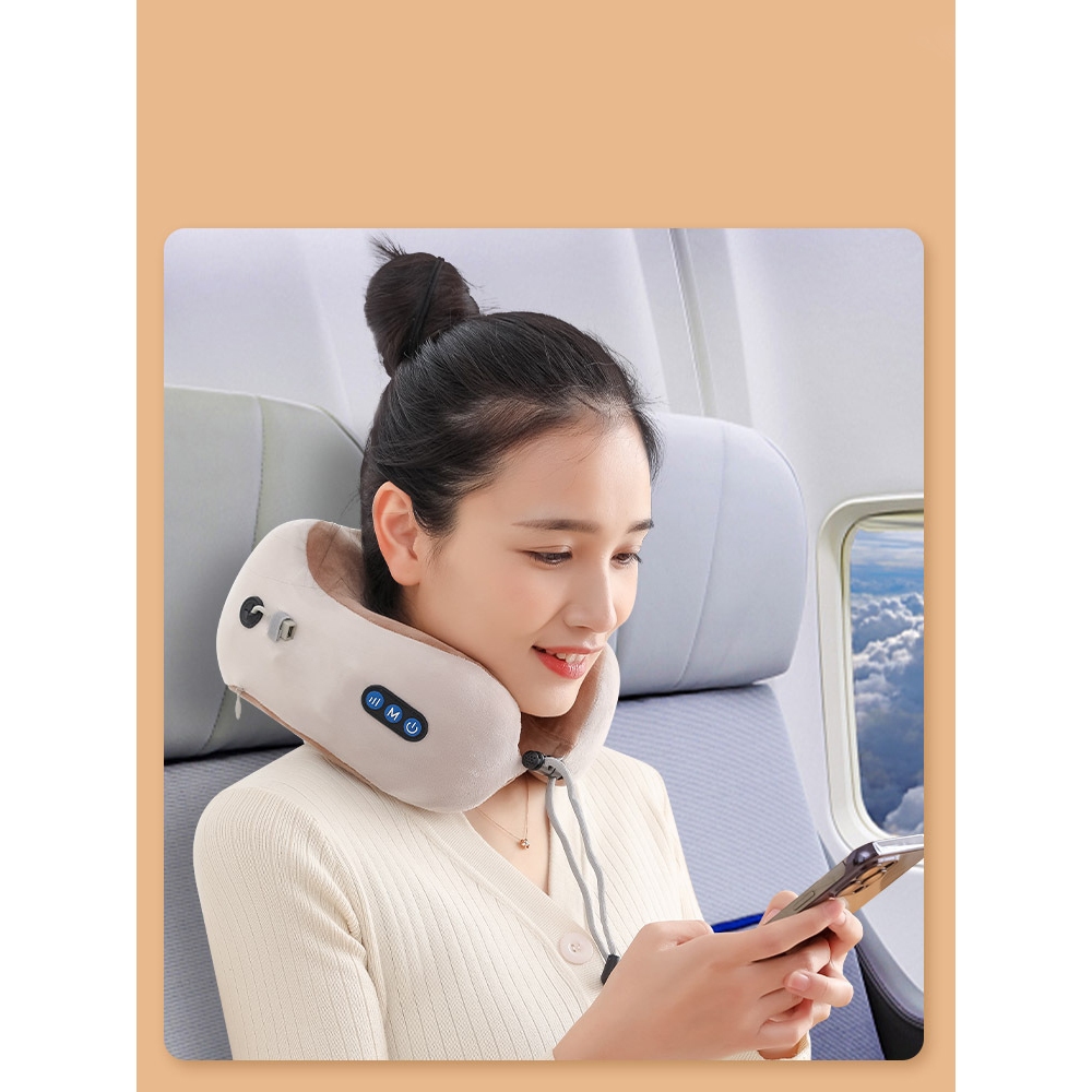 Gối Massage Cổ Chữ U Cao Cấp đa Năng